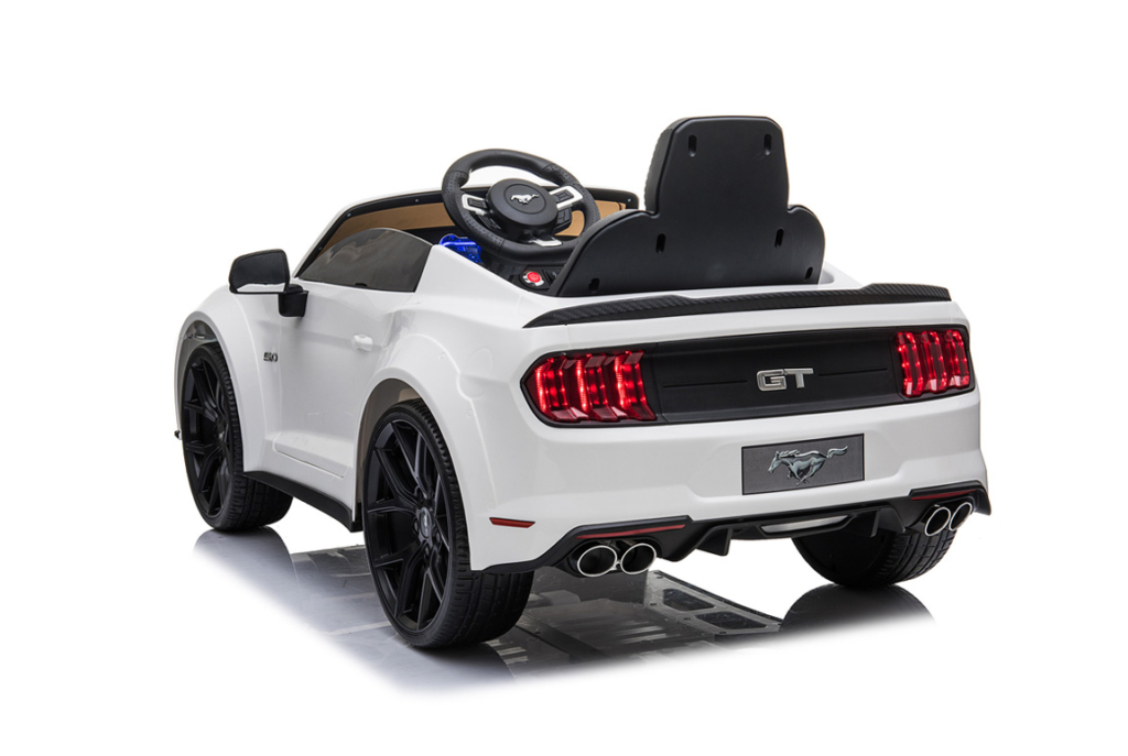 Ford Mustang GT elbil til børn, Drifter, 2x24V, Hvid - Ren US power!