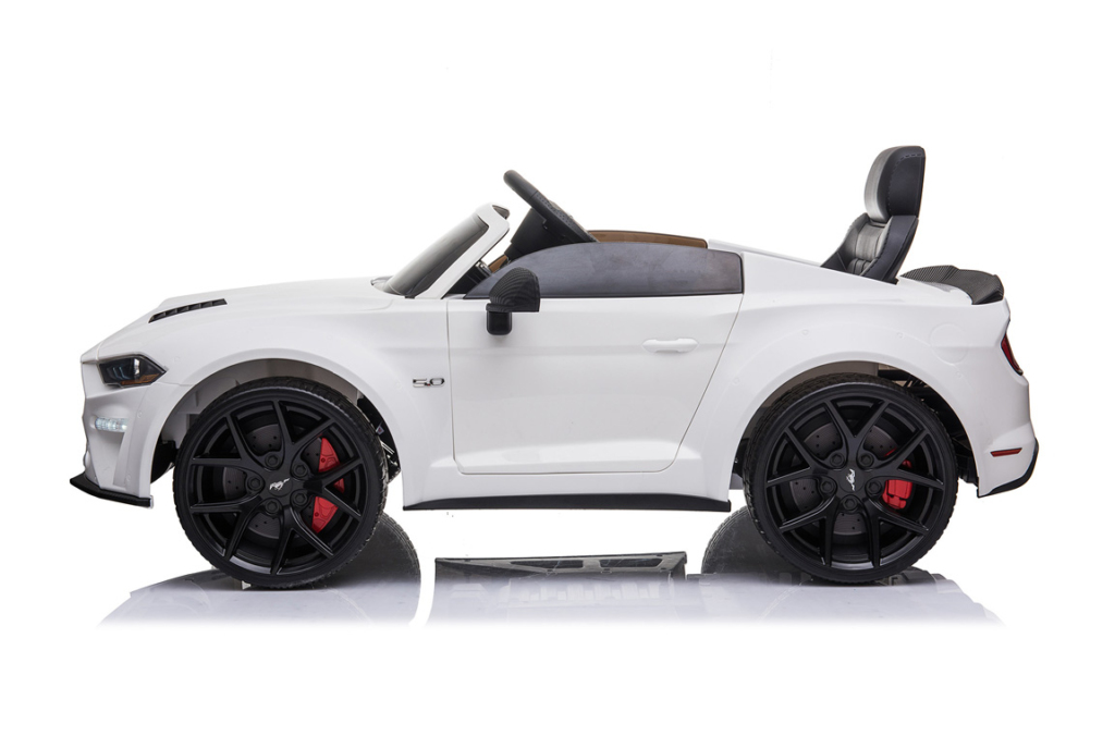 Ford Mustang GT elbil til børn, Drifter, 2x24V, Hvid - Ren US power!