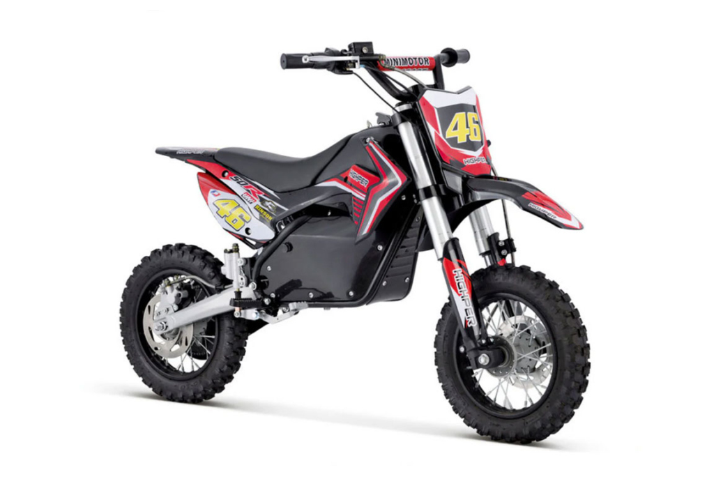 El Dirt Bike Crosser til børn 1200W, 48V Li-ion batteri, 40 km/t.