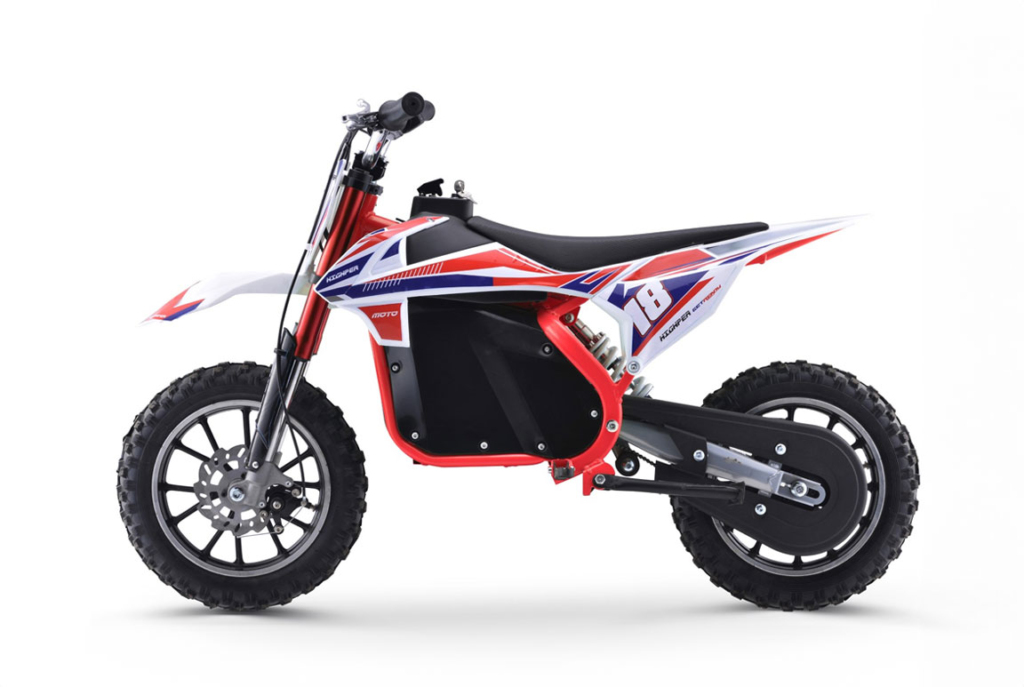 El Dirt Bike Crosser til børn på 500W, 36V batteri, Topfart 25 km/t.