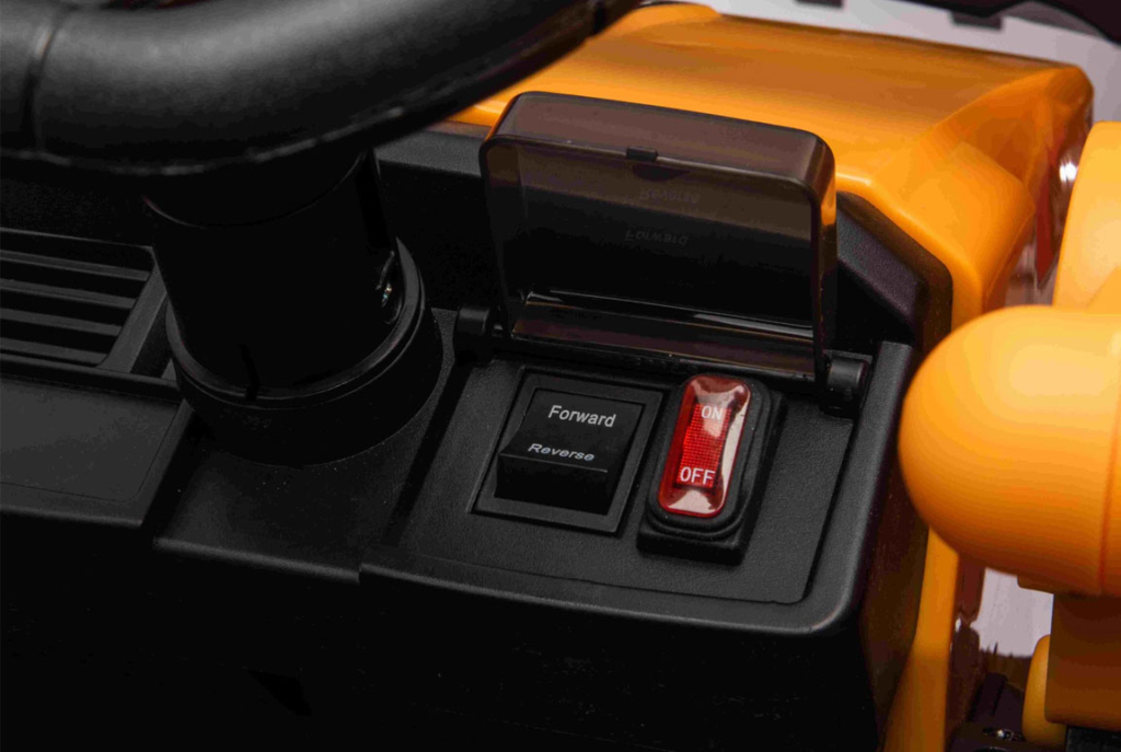 Elektrisk JCB Traktor til børn med frontskovl og gravekran, 2x12V