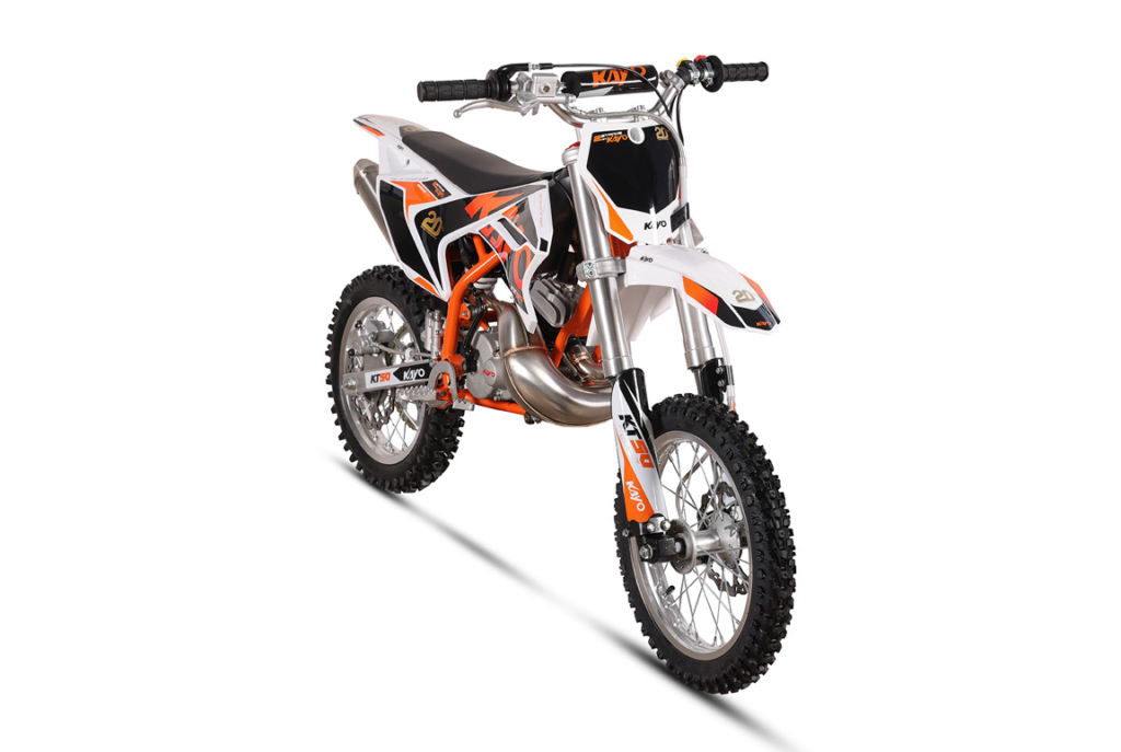 Populær 50cc Kayo KT50 2-takts Mini Crosser til børn fra 7-10 år