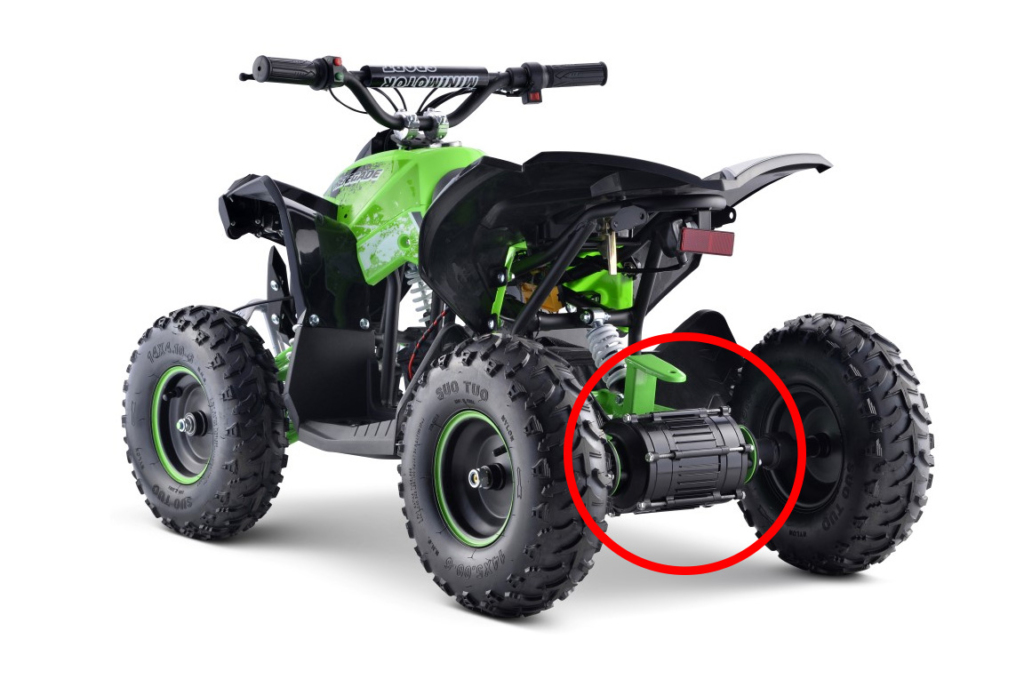 Ny el-motor til Renegade 1060w 36V ATV – Reservedele på lager